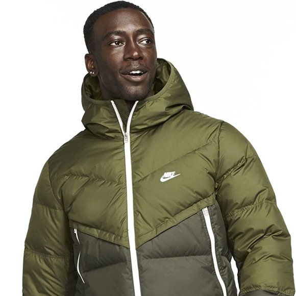 Nike | Jackets & Coats | Nike Sportswear Stormfit Windrunner Down Jacket Rough Green Dd6795 326 ...